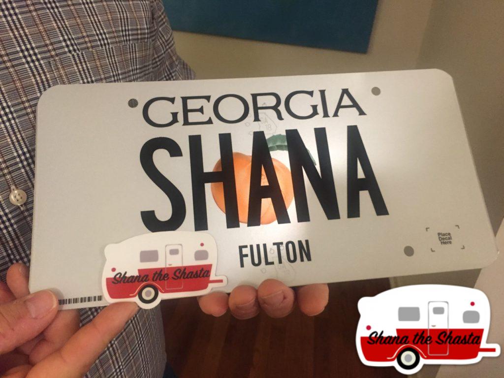 Custom Vanity License Plate - Shana the Shasta
